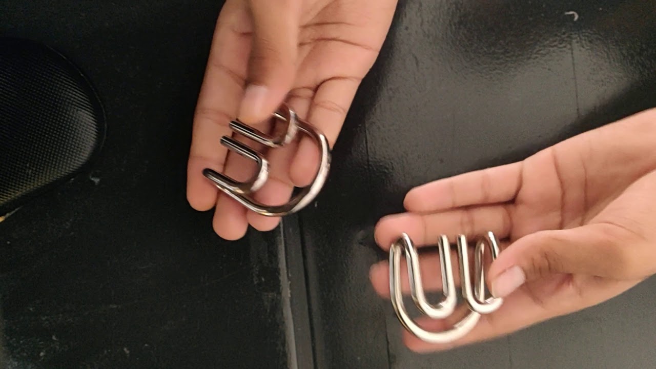 How to solve a pack of 2 metal puzzles - YouTube