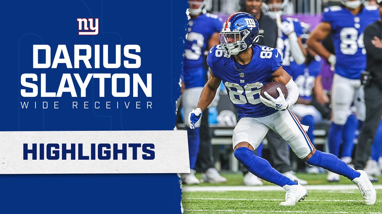 Darius Slayton's BEST Highlights | New York Giants - YouTube