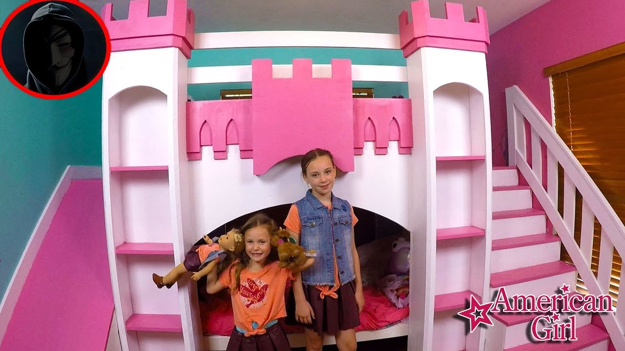 Game Master Hacks Our Channel Princess Castle Bed Room Tour - YouTube