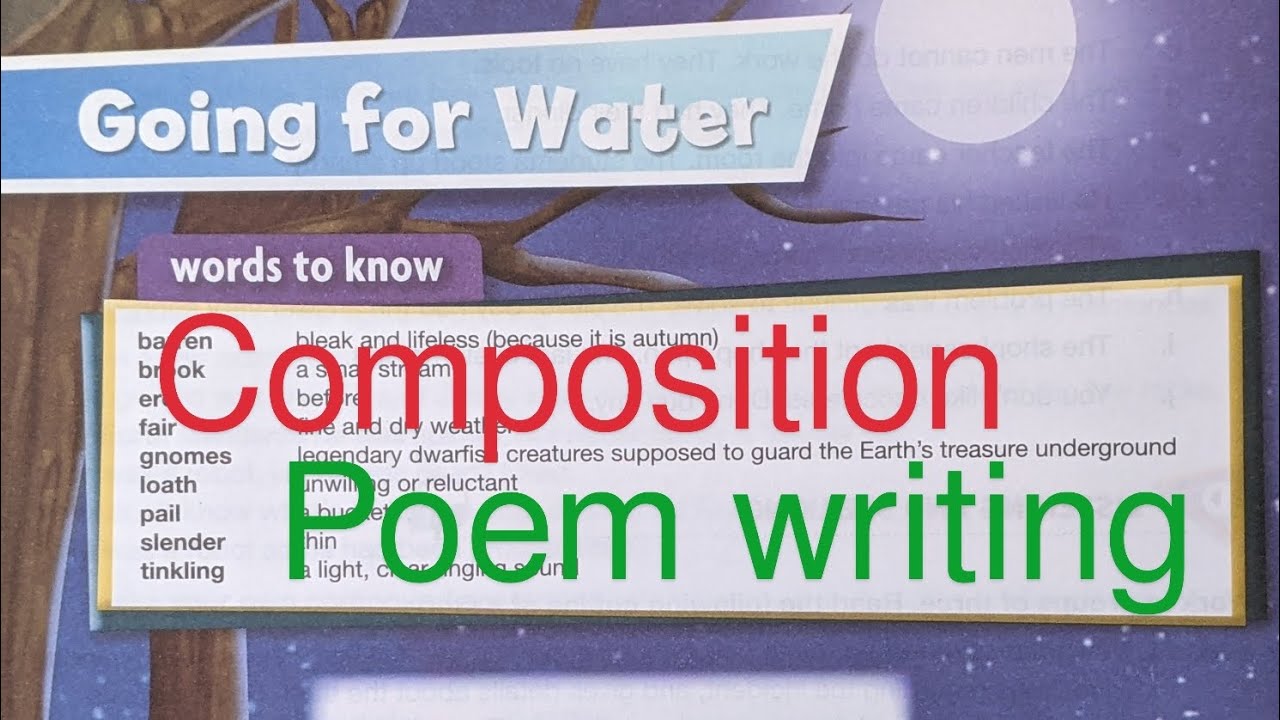 Composition: Poem writing | New Oxford Modern English Book 8| Poem ...