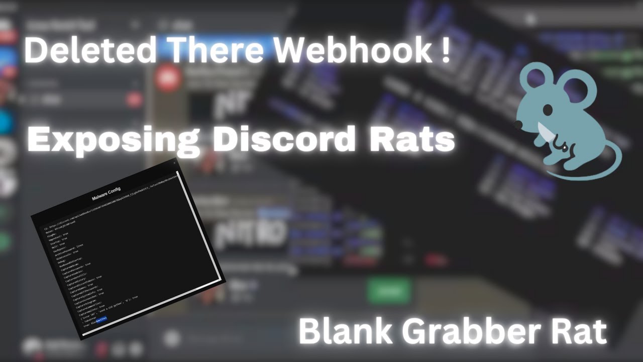 Exposing Discord Rat | Vanish Tool Rat? | Blank Grabber User - YouTube