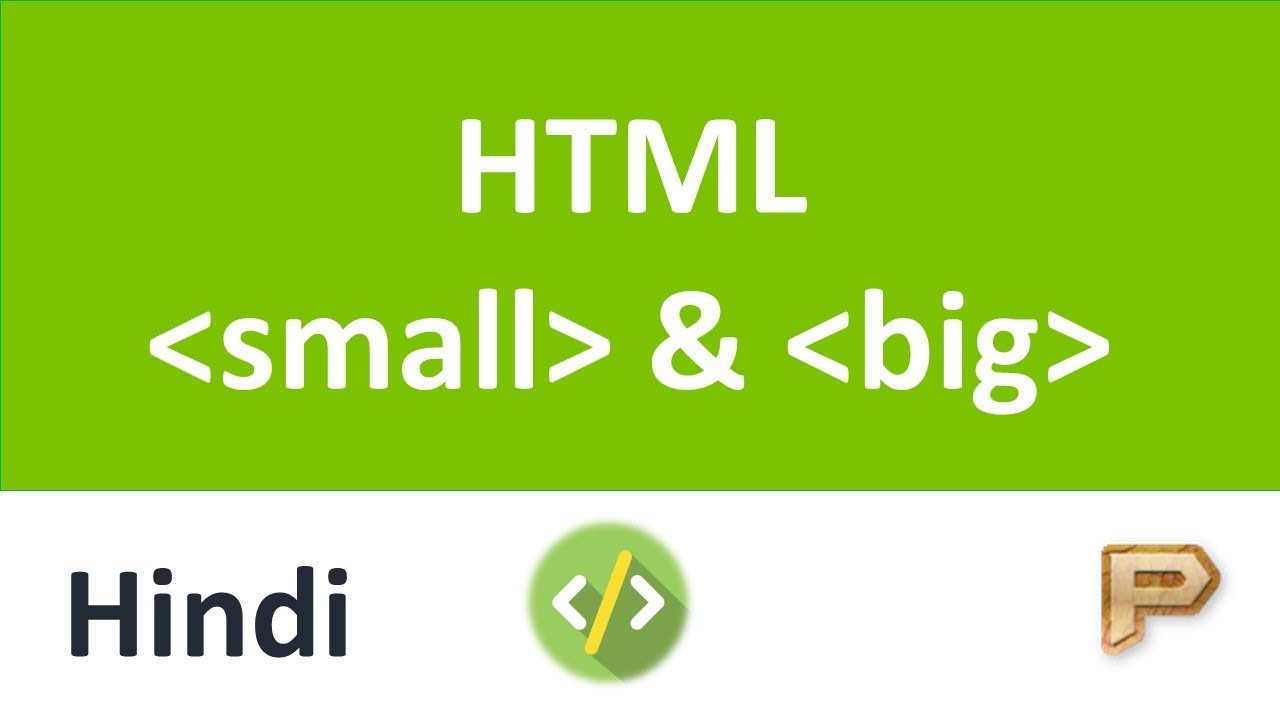 HTML Small Tag Big Tag Hindi YouTube html-small-tag-big-tag-hindi-youtube