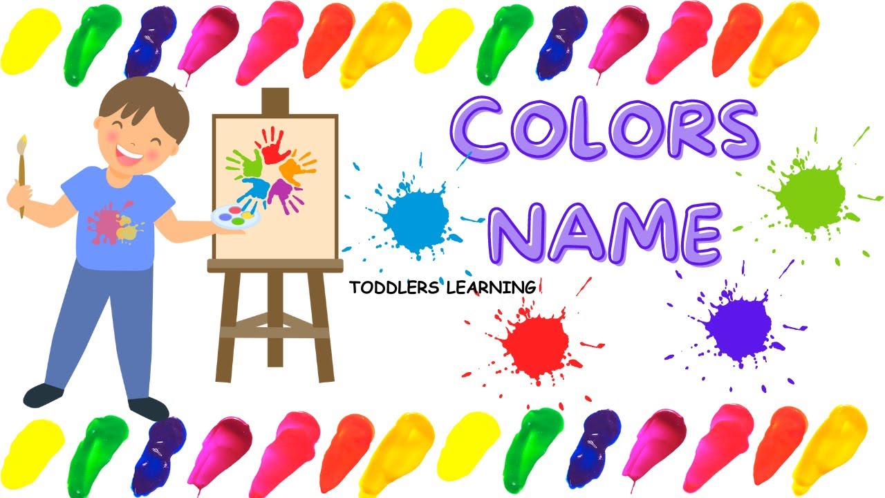 learn colors for kids| colors name | learning video with pics | learn ...