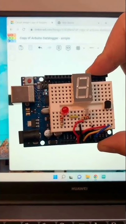 Arduino Uno with small breadboard - YouTube