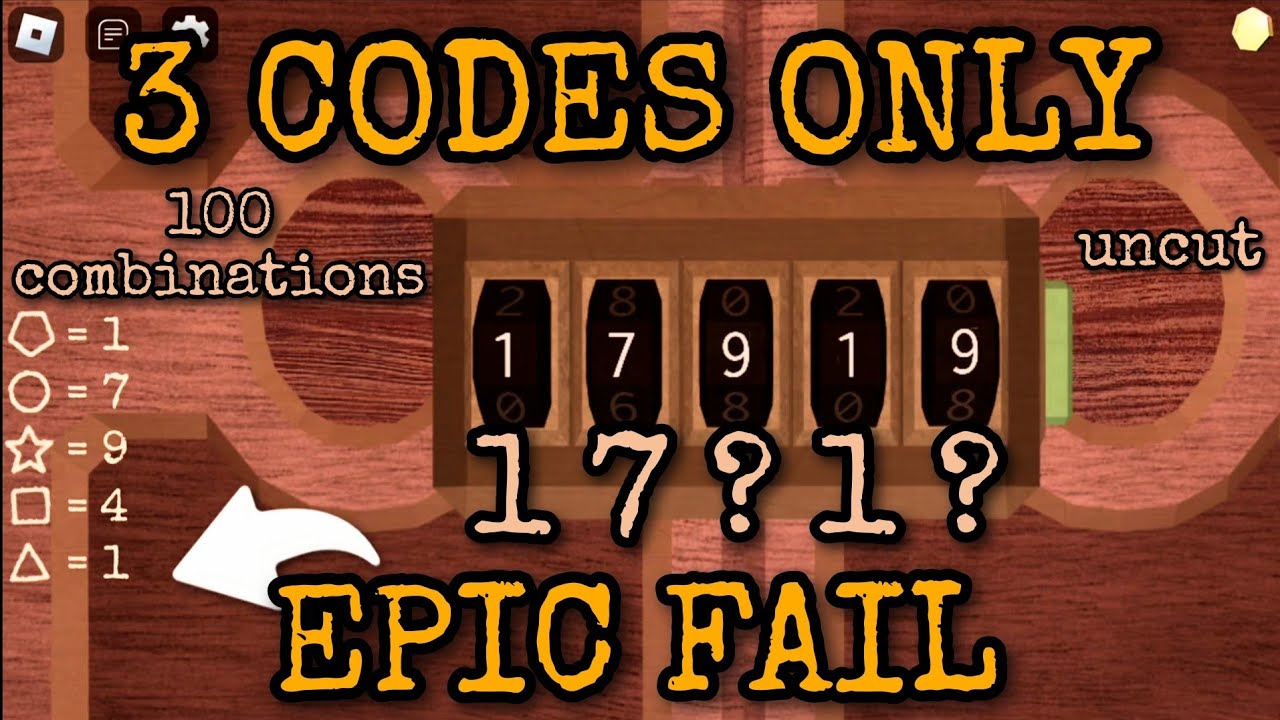 Door 50 but 3 Codes only *Epic Fail* | Roblox Doors - YouTube