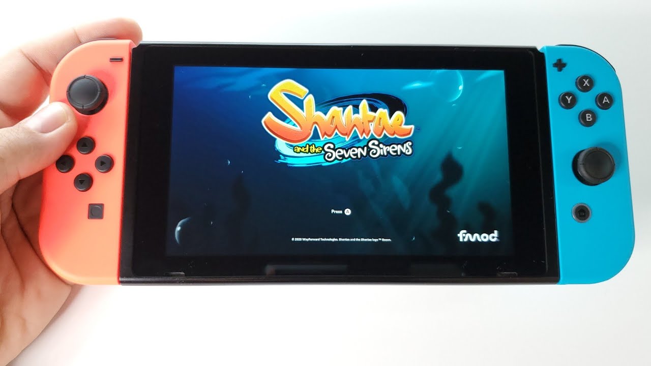 Shantae and the Seven Sirens | Nintendo Switch handheld gameplay - YouTube