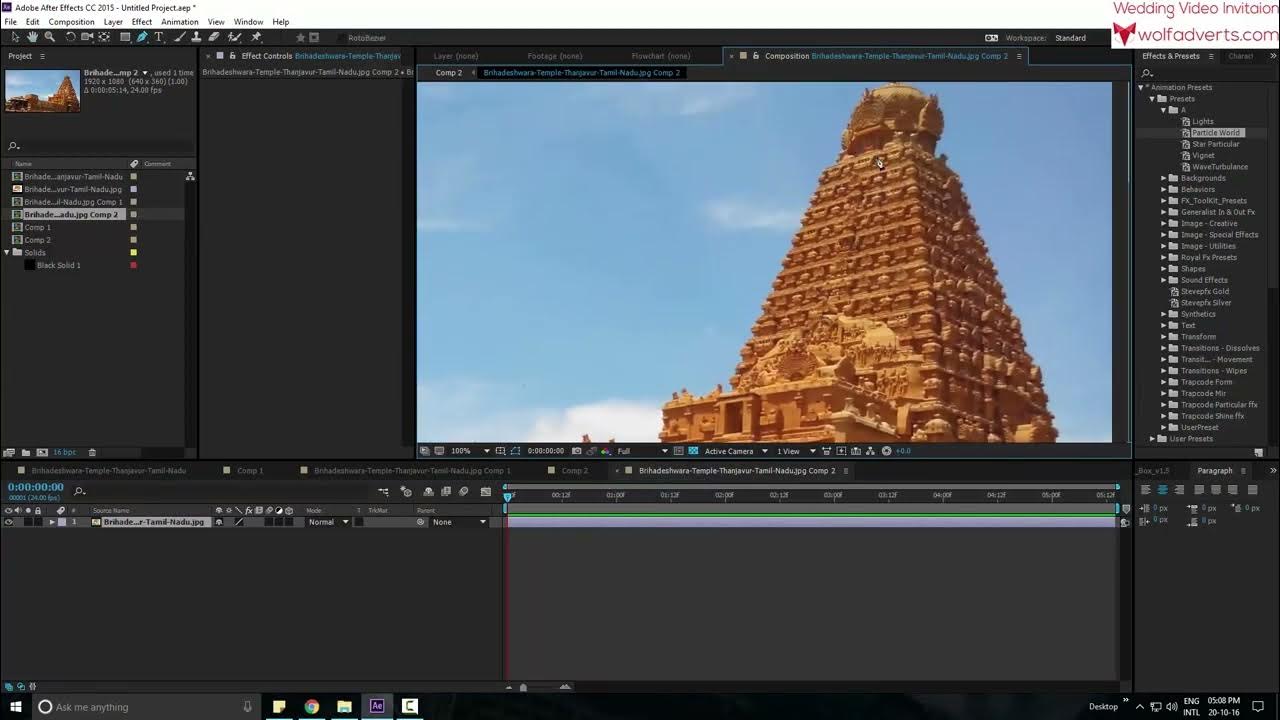Particle World After effects tutorial - YouTube
