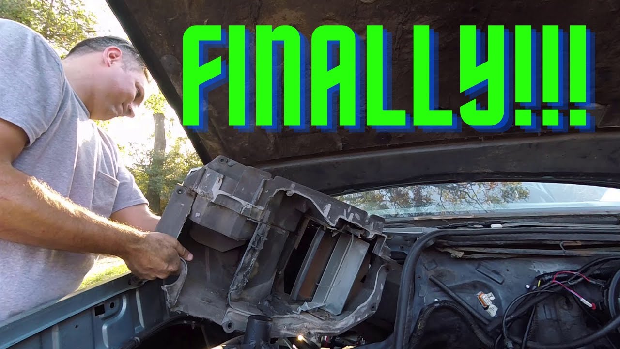 Deleting the AC box on my 1979 G-body - YouTube