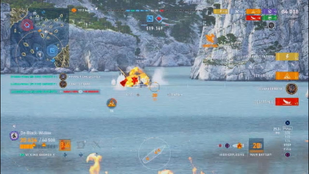 King George Tier VI Battleship, #wowslegends #wowsl #gameplay - YouTube