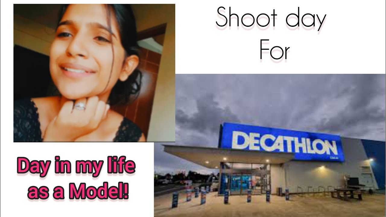 Modeling for Decathlon! Day in my life as an Indian Model 🎥🎬 # ...