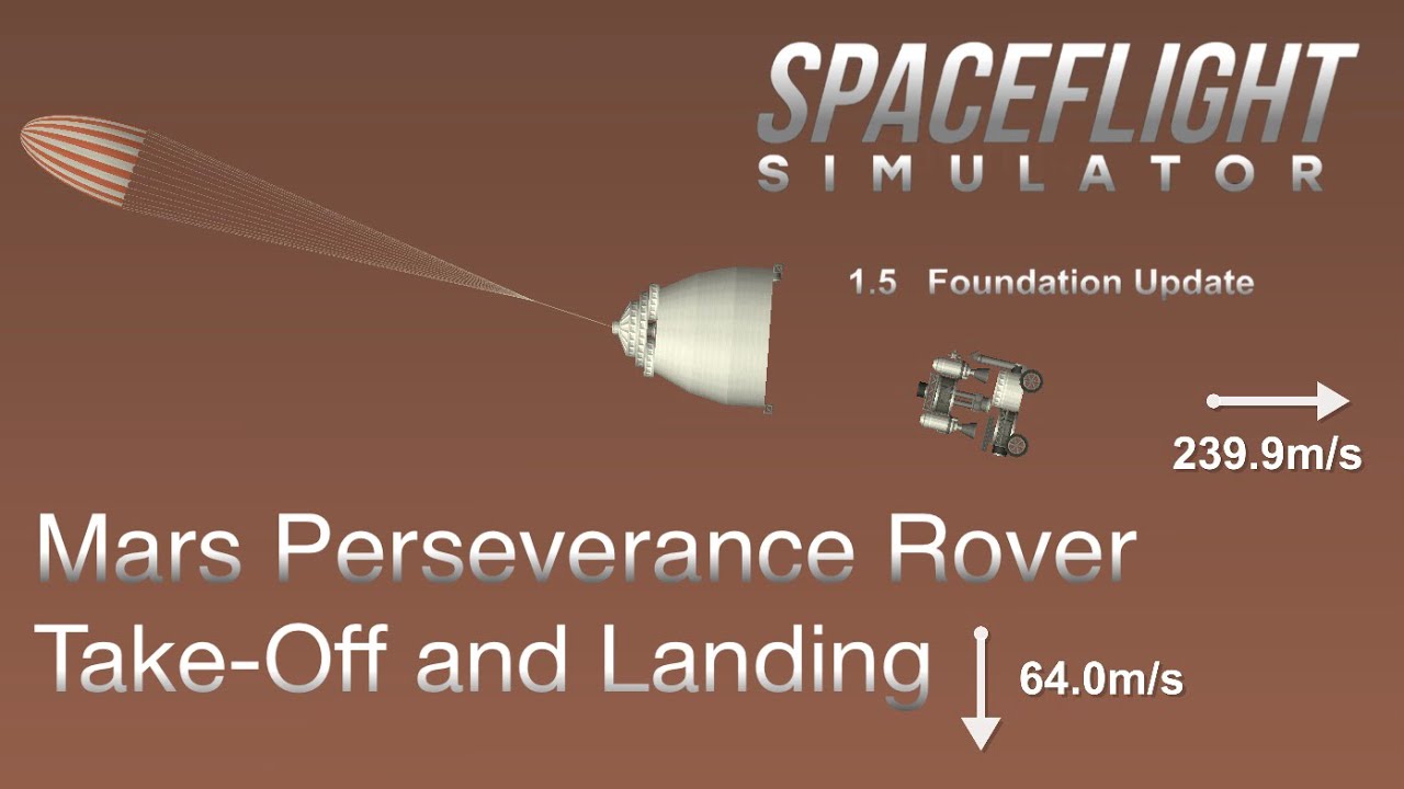 MARS PERSEVERENCE ROVER | Blueprints | Take-Off and Landing | SFS 1.5 ...