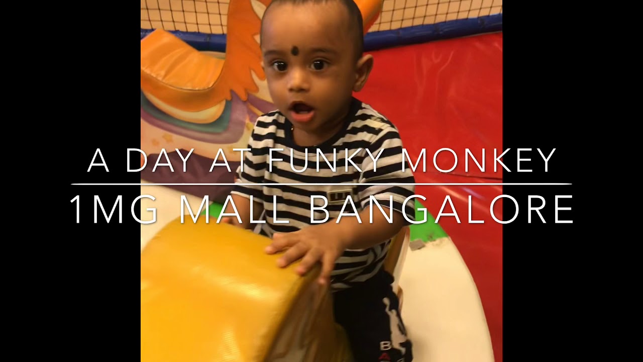 Funky monkey play zone at 1MG mall Bangalore - YouTube