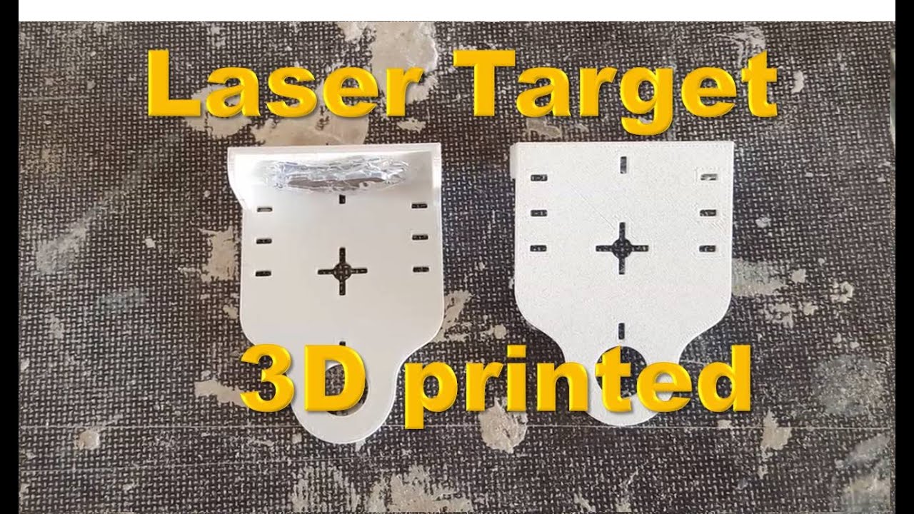 Laser Target 3D print DIY project - YouTube