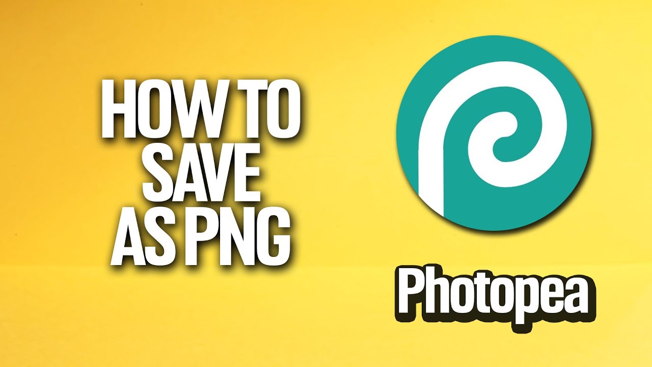 How To Save As PNG In Photopea Tutorial - YouTube