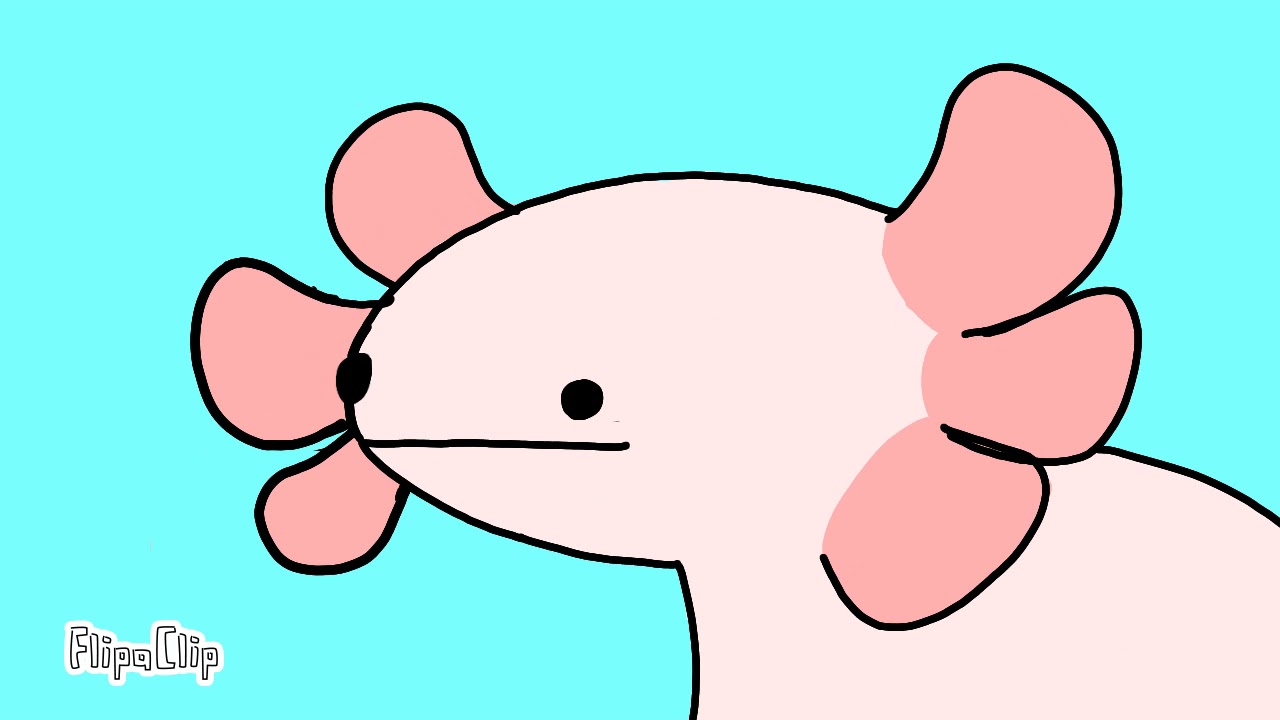 A burping axolotl animation - YouTube