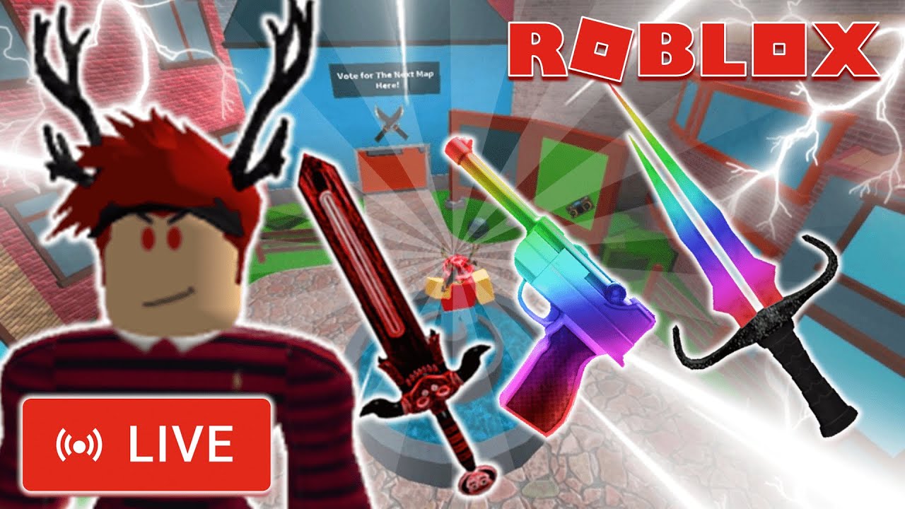 🔴MM2 Wagers/Godly Giveaway!🔴(ROBUX GIVEAWAY) - YouTube