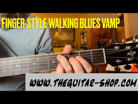 Learn to play Finger-Style Walking Blues on the guitar-Wayne Thompson ...