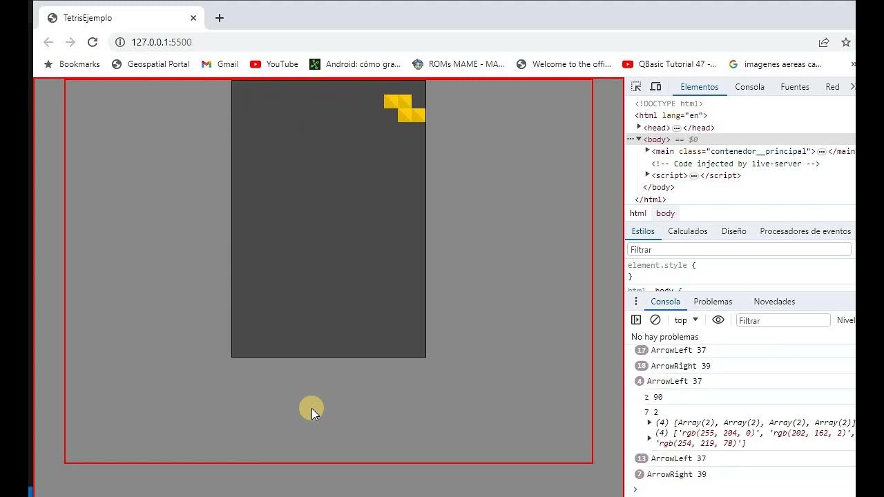 Tetris en javaScript vanilla | Parte 5 | Sin prisa pero sin pausa xD ...