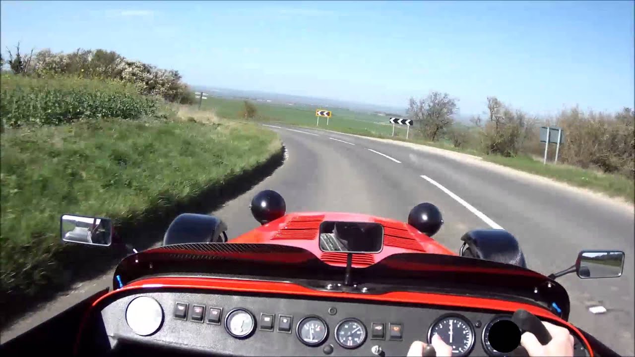 Caterham7 Chain Hill, B4494 out of Wantage - YouTube