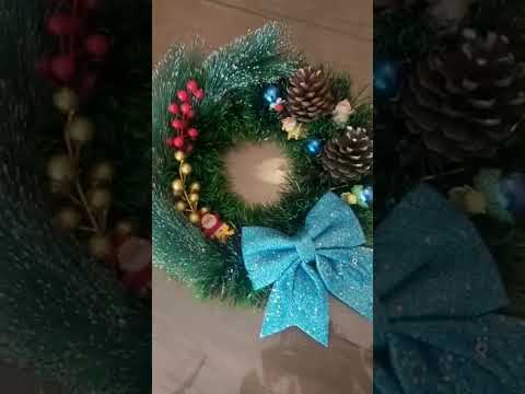 Christmas door decoration ✓