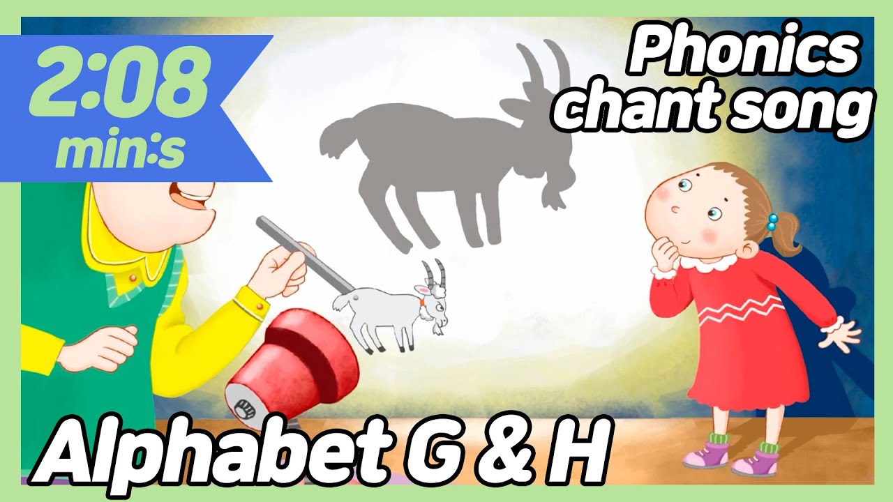 Learn Alpahabet G, H | Phonics Alphabet English song | Learn English ...