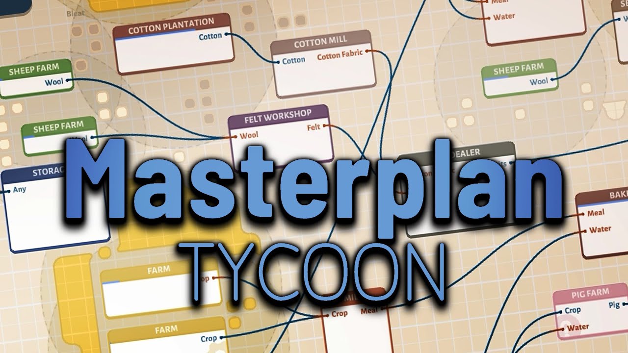 BECOMING THE MASTER OF SUPPLY CHAINS! - MASTERPLAN TYCOON - YouTube