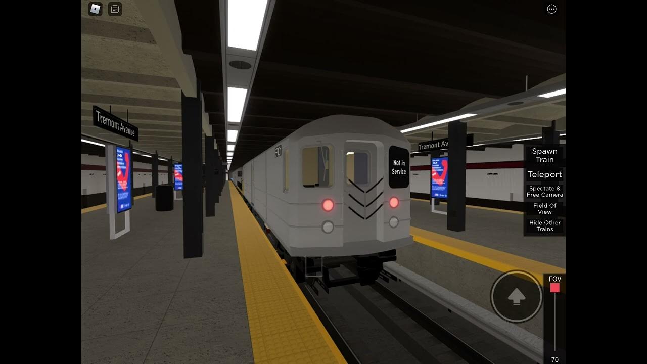 MTA NYCT (Roblox) | R62 & R127 Garbage Train @ Tremont Avenue - YouTube