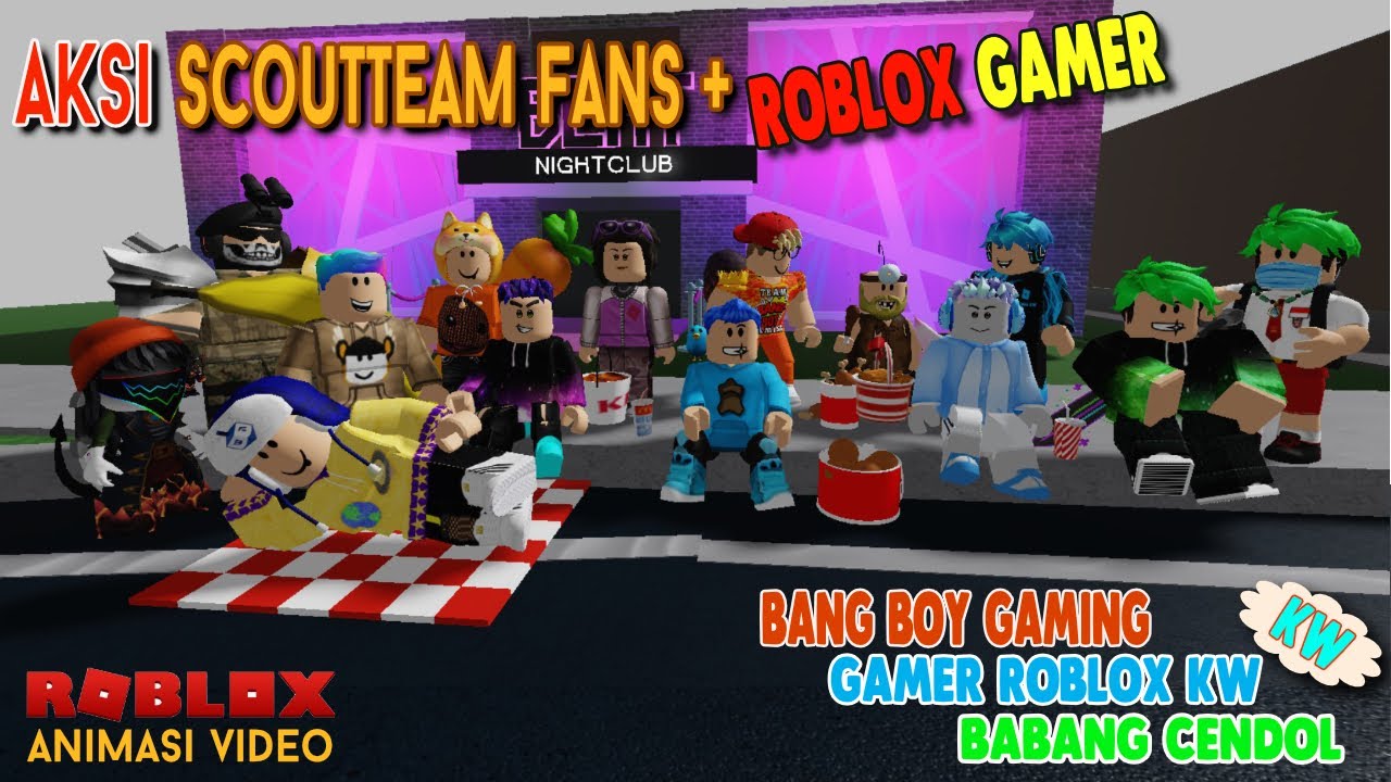 Aksi ScoutTeam Bersama Fans ROBLOX - Animasi Roblox Indonesia - YouTube