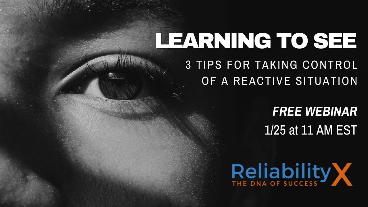 Learning to See 3 Tips for Taking Control of a Reactive Situation - YouTube