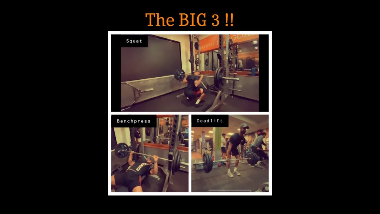 The Big 3 - Squats, Benchpress and Deadlifts - YouTube