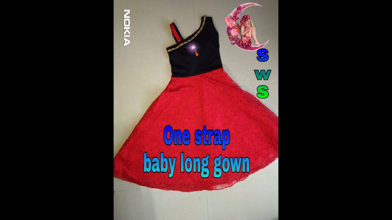 #Diy one shoulder dress.#Designer one shoulder western dress.#One strap ...