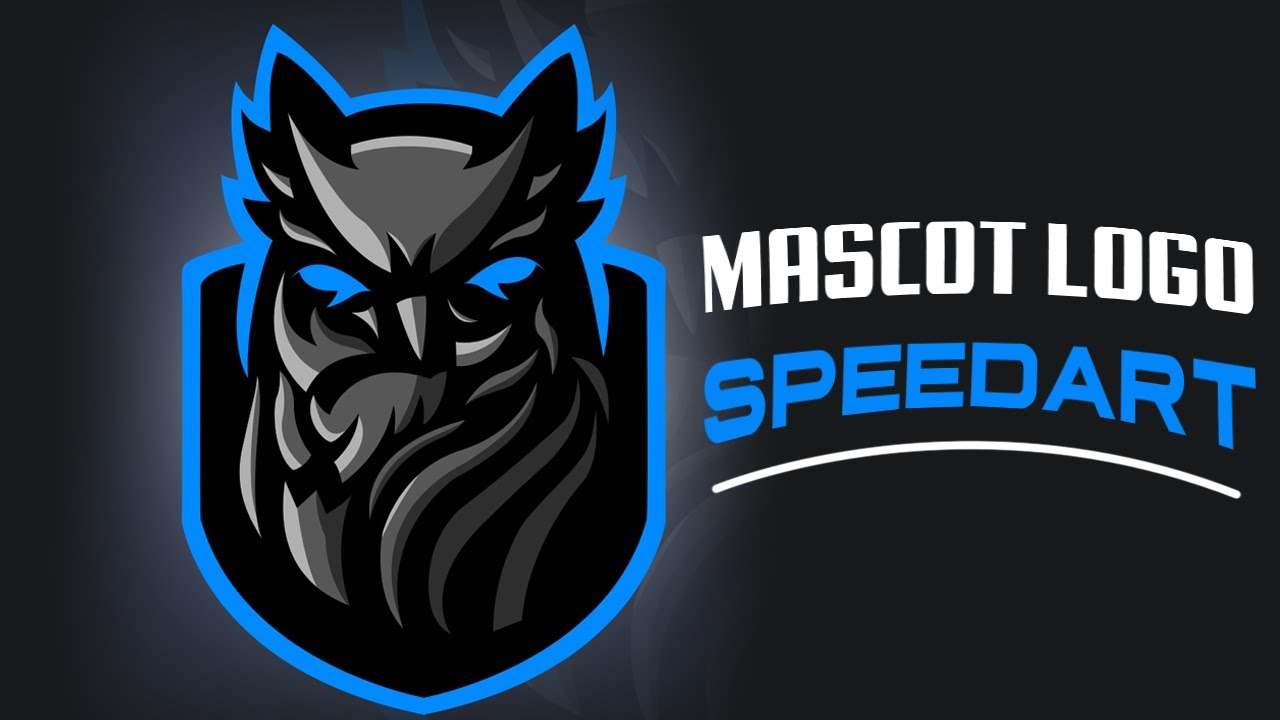 Mascot Logo Speedart YouTube mascot-logo-speedart-youtube