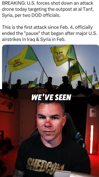 Us Took Down A Drone Targetting Base In Syria April 1 2024 Military