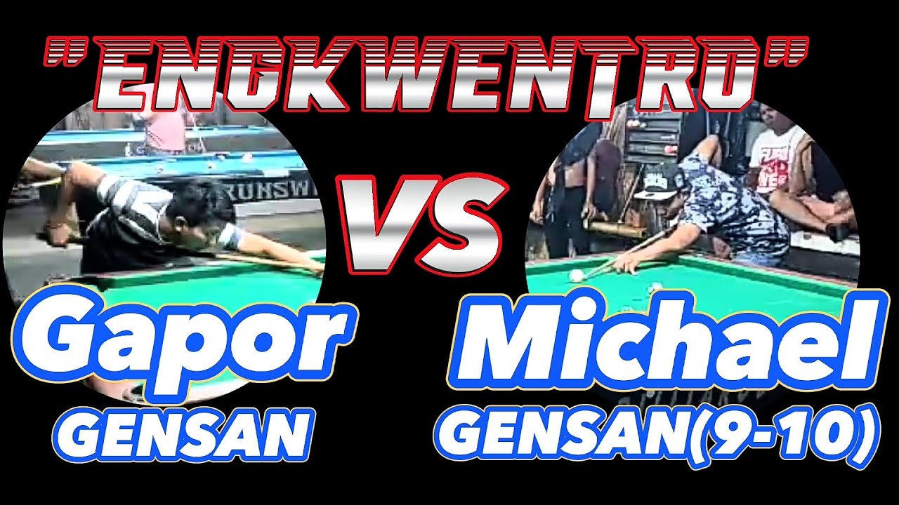 Gapor GENSAN 🆚 Michael GENSAN (9-10) partida 🎱 10balls 🎱 DECEMBER 10,2022 🎱 GENSAN 👊 - YouTube