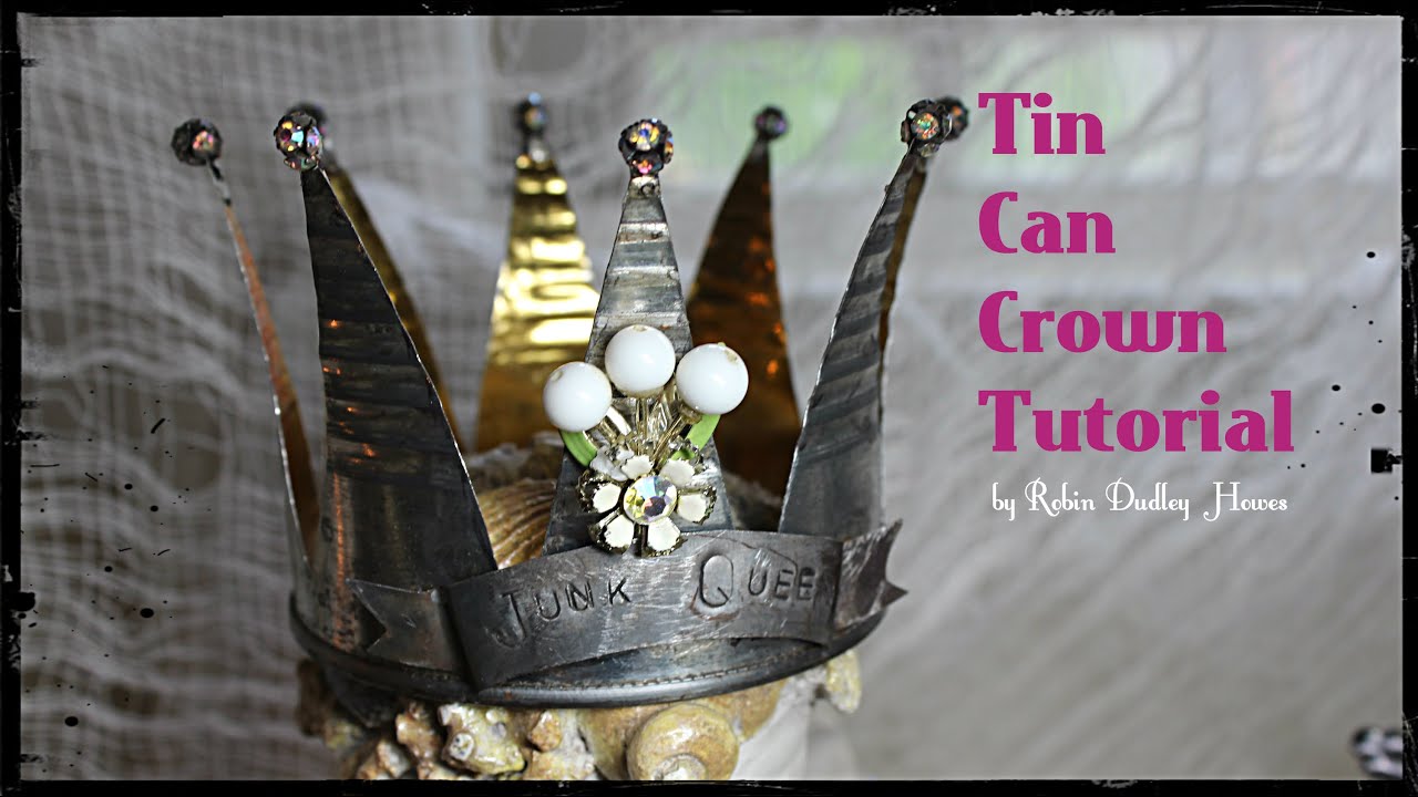 Tin Can Crown Tutorial DIY Crown Wedding Recycled Crafts YouTube tin-can-crown-tutorial-diy-crown-wedding-recycled-crafts-youtube