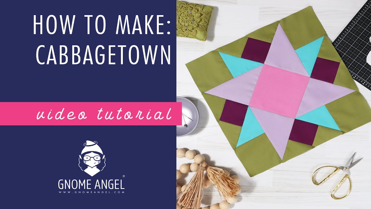 HOW TO: Patchwork Block Tutorial - Cabbagetown - YouTube
