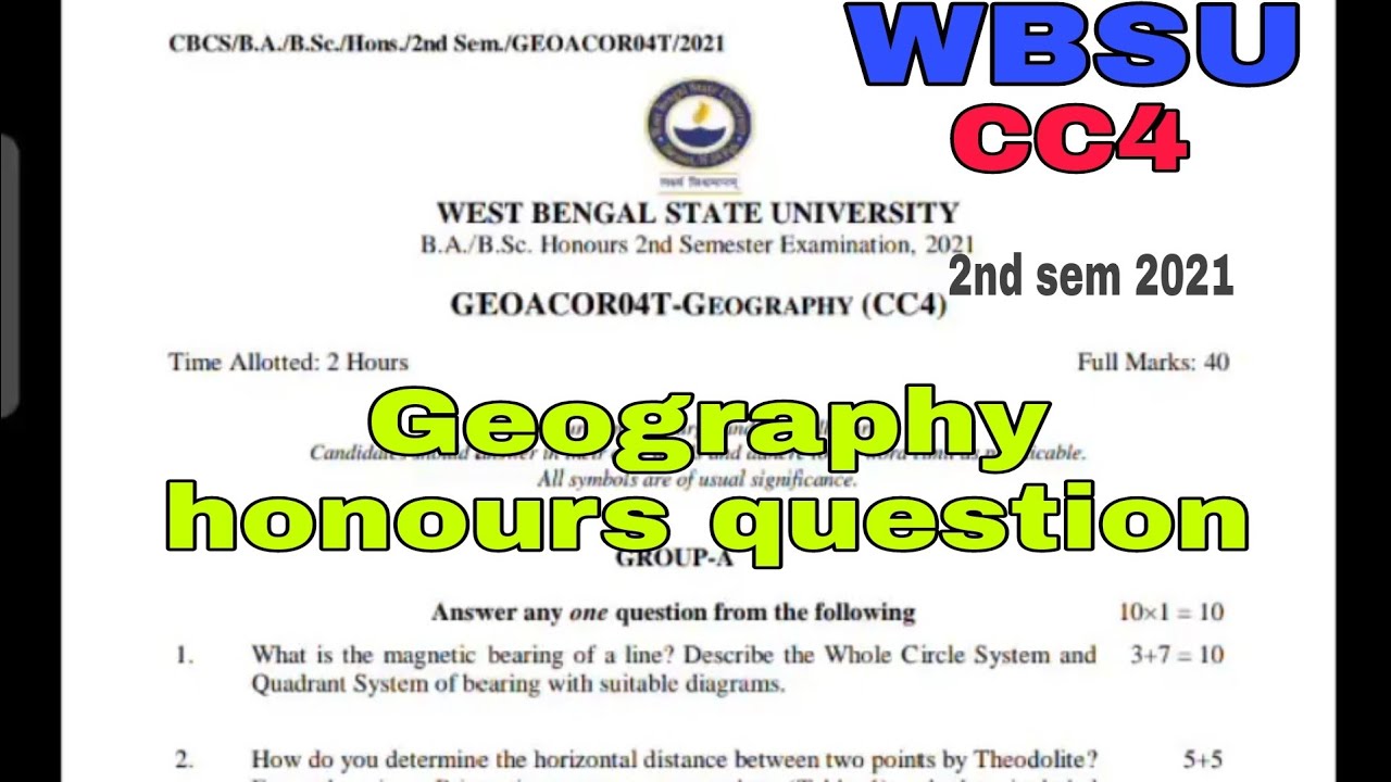 CC4 2021 Geography Honours Questions 2nd Semester WBSU YouTube cc4-2021-geography-honours-questions-2nd-semester-wbsu-youtube