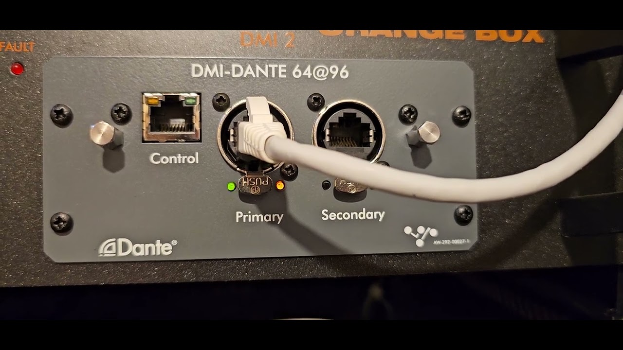 Digico Orange Box with Dante very basic Madi fault finding part 1 - YouTube