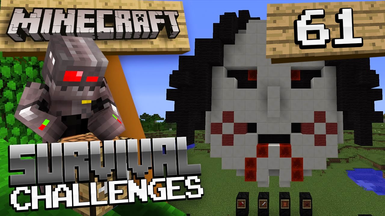 Minecraft Survival Challenges Episode 61: Scary Movie - YouTube