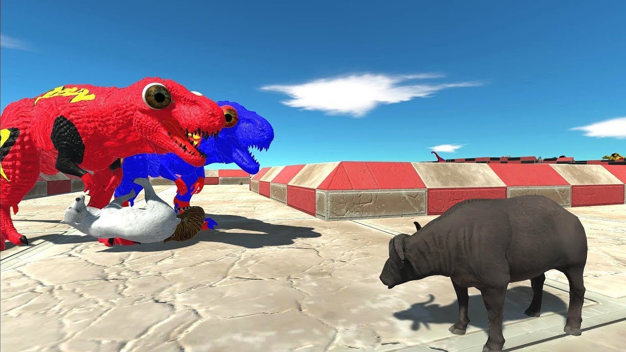 T-REX ROBIN, SUPER-MAN MARVEL DC DEATH RUN - JURASSIC WORLD EVOLUTION ...