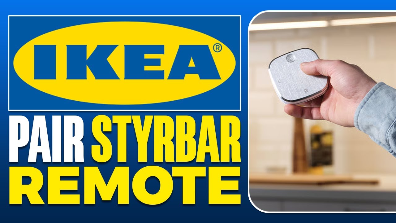 How To Pair Ikea Styrbar Remote - YouTube