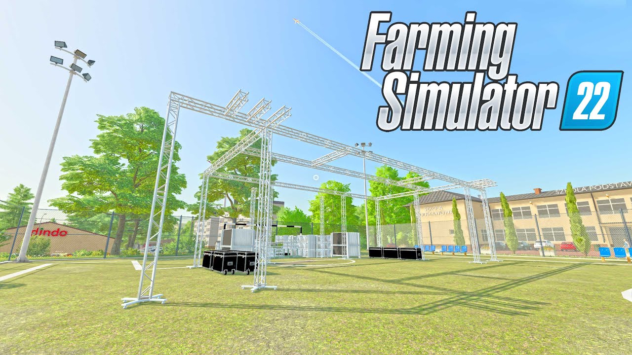 MONTAMOS un ESCENANRIO de CONCIERTOS GIGANTES! | 🏡 FARMING 22 - YouTube