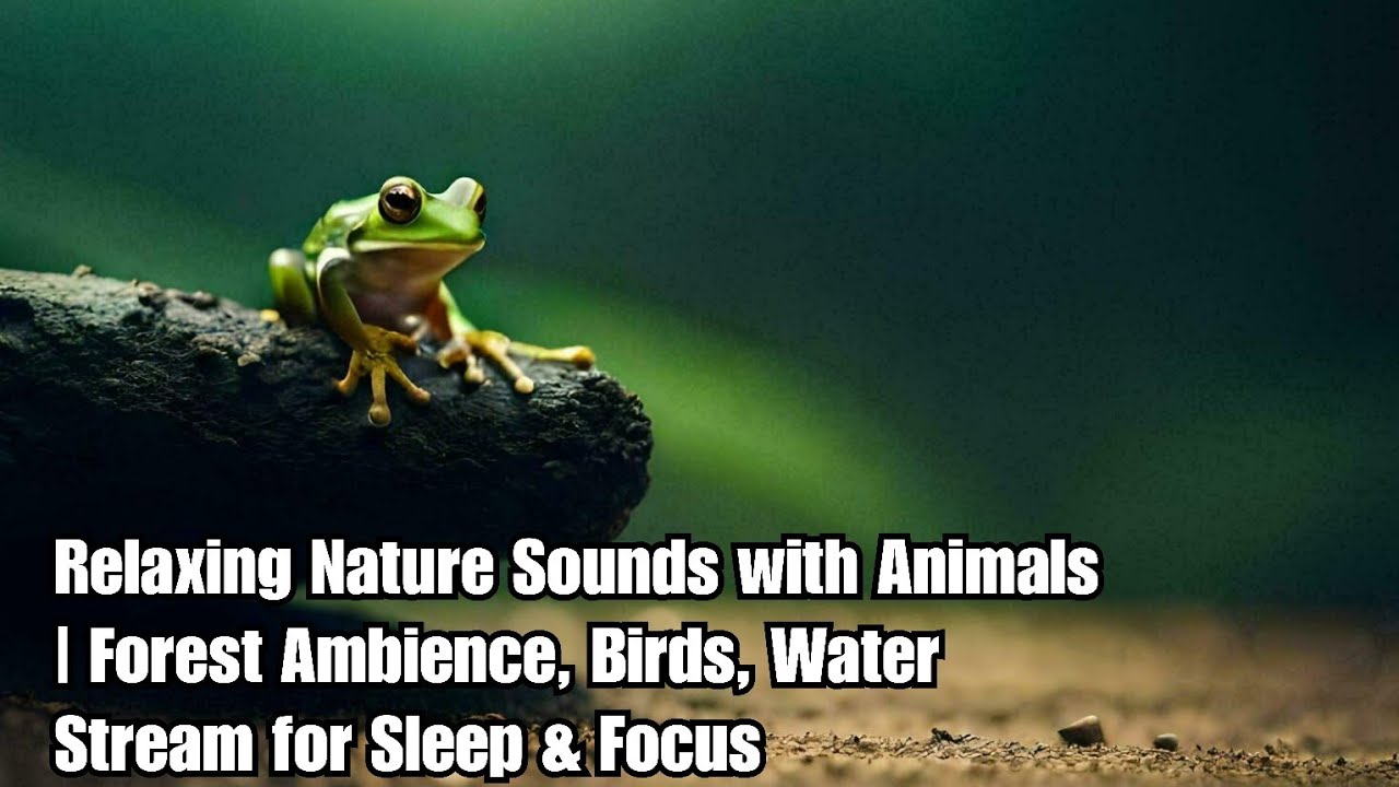 Relaxing Nature Sounds with Animals | Forest Ambience, Birds, Water ...