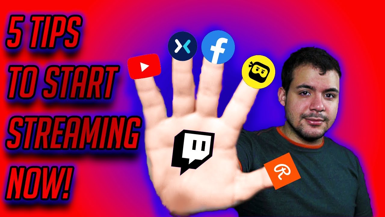 How To Become A Twitch Streamer (In 5 Easy Steps ALL PLATFORMS) - YouTube