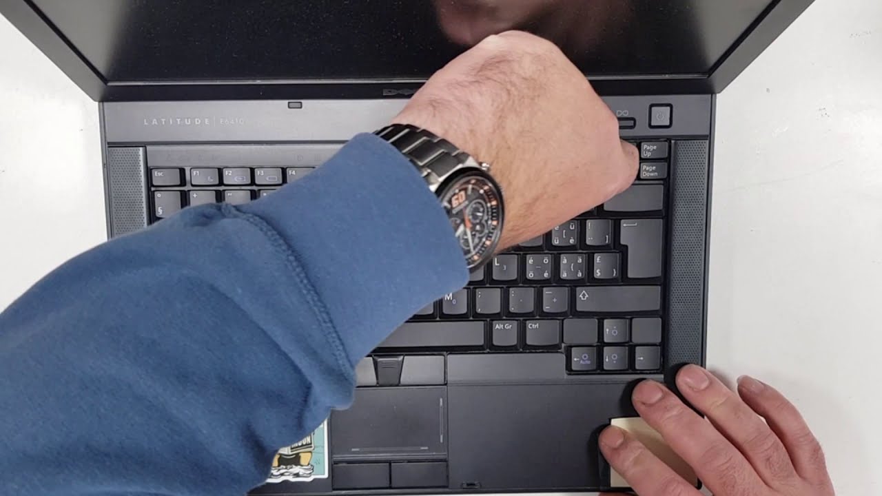 Dell Latitude E5510 E6400 E6410 keyboard replacement - YouTube