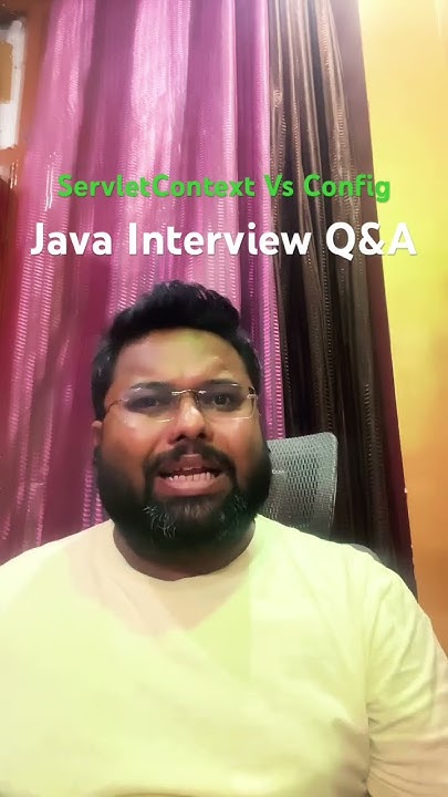 Difference Between Servletcontext And Servletconfig Youtube