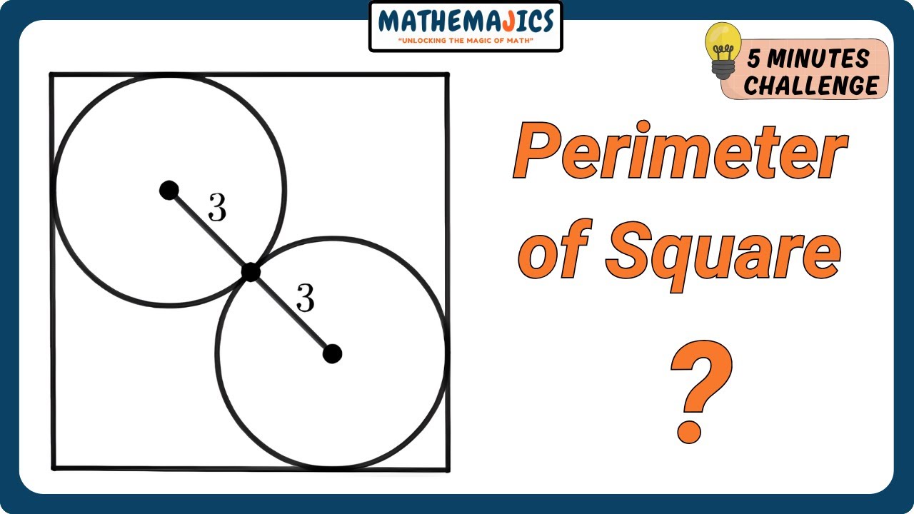 GRADE 9 & 10 || GEOMETRY MATH QUESTION || CIRCLES & SQUARES || MATH ...