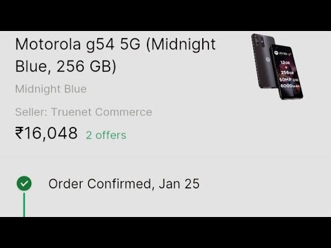 Motorola g54 5G (Midnight Blue, 256 GB)Midnight BlueSeller: Truenet ...