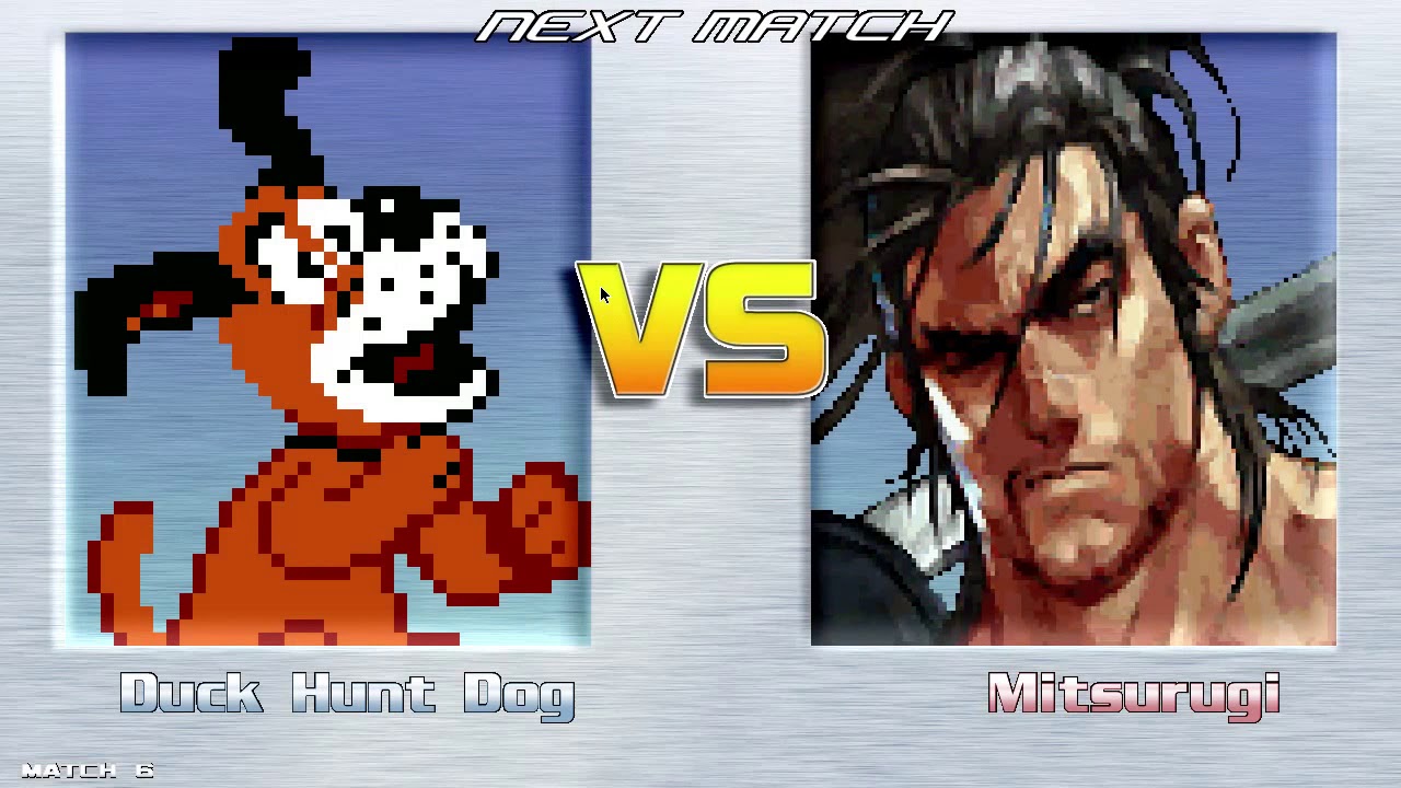 M.U.G.E.N.: Duck Hunt Dog Arcade Mode run - YouTube
