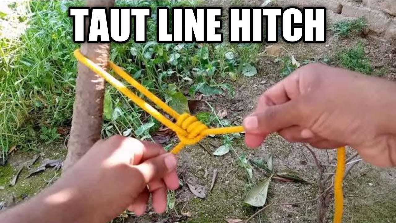 How to tie you a taut line hitch|premium knots@ReefKnotsUK ...